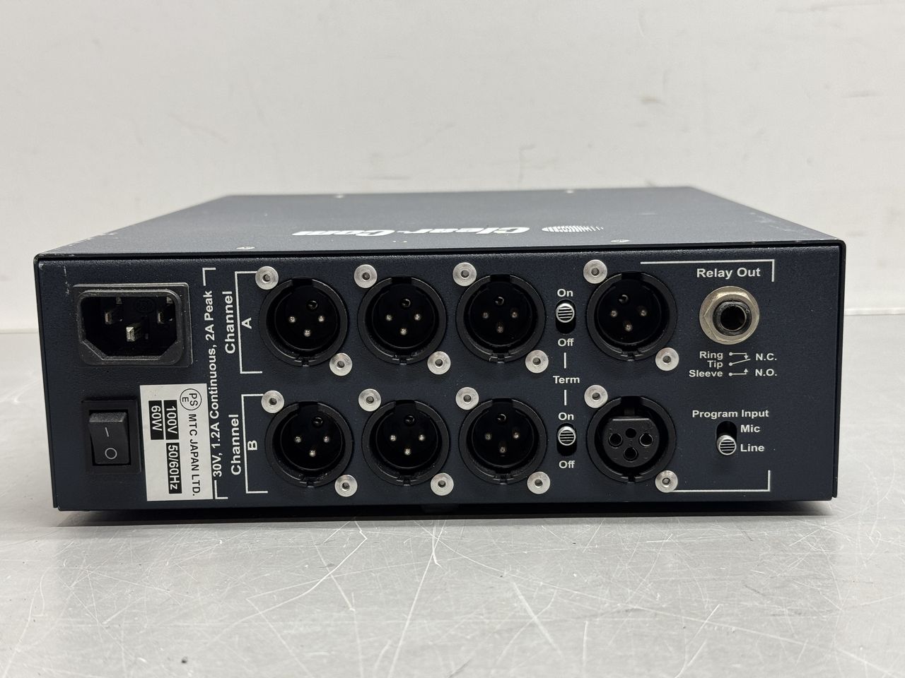 Clear-Com CS-702 2ch ポータブルメインステーション | VIVID Online Shop