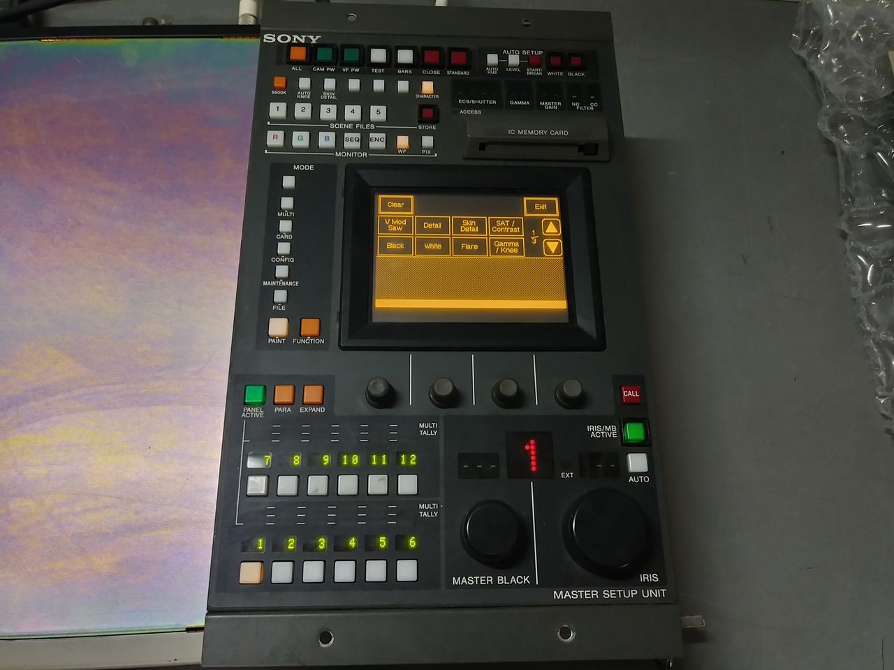 SONY CNU-500 CAMERA COMMAND NETWORK UNIT・MSU-750 MASTER SETUP UNIT ...