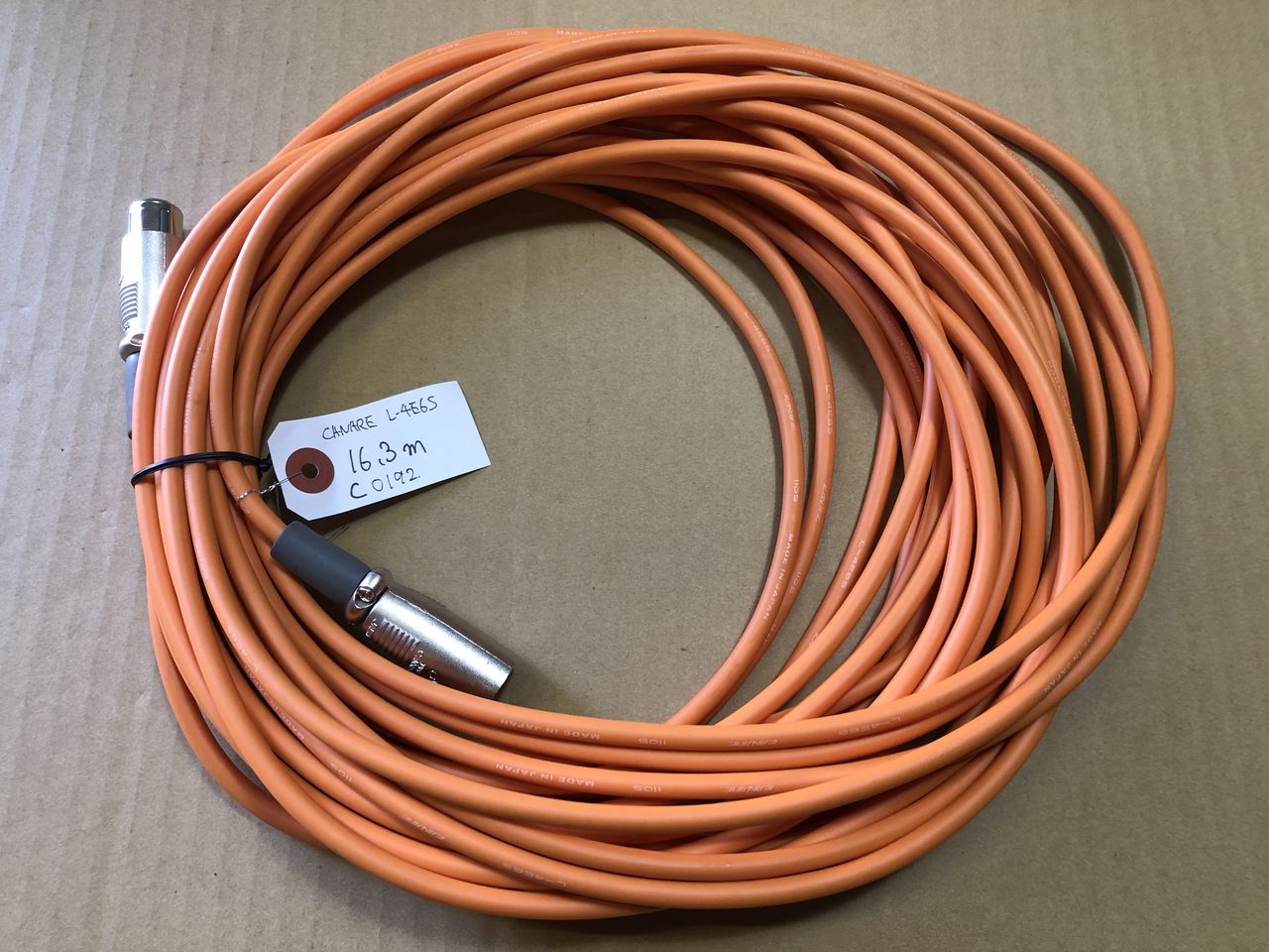 CANARE L-4E6S 16.3m 橙色 | VIVID Online Shop