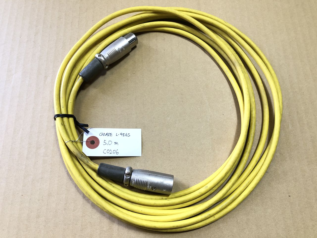CANARE L-4E6S 5m 黄色 | VIVID Online Shop